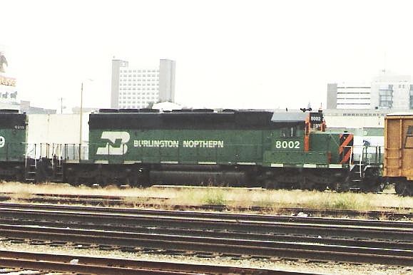 BN SD 40-2 8002 St. Louis Mid 1980s